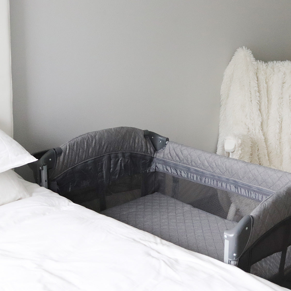 Snuggletime Quilted Co-Sleeper Camp Cot