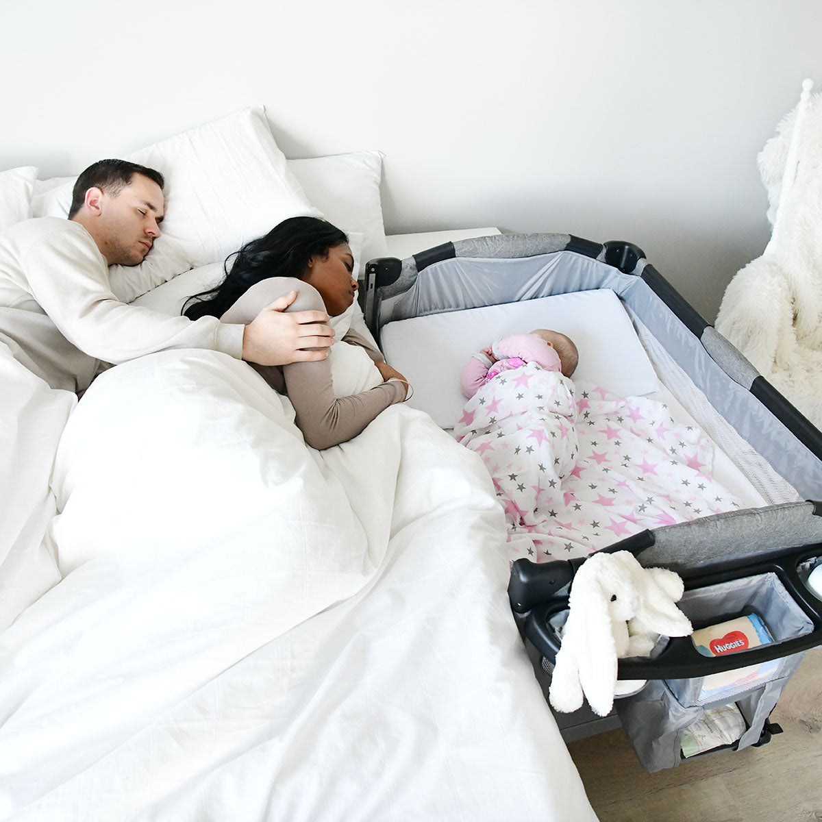 Snuggletime Quilted Co-Sleeper Camp Cot